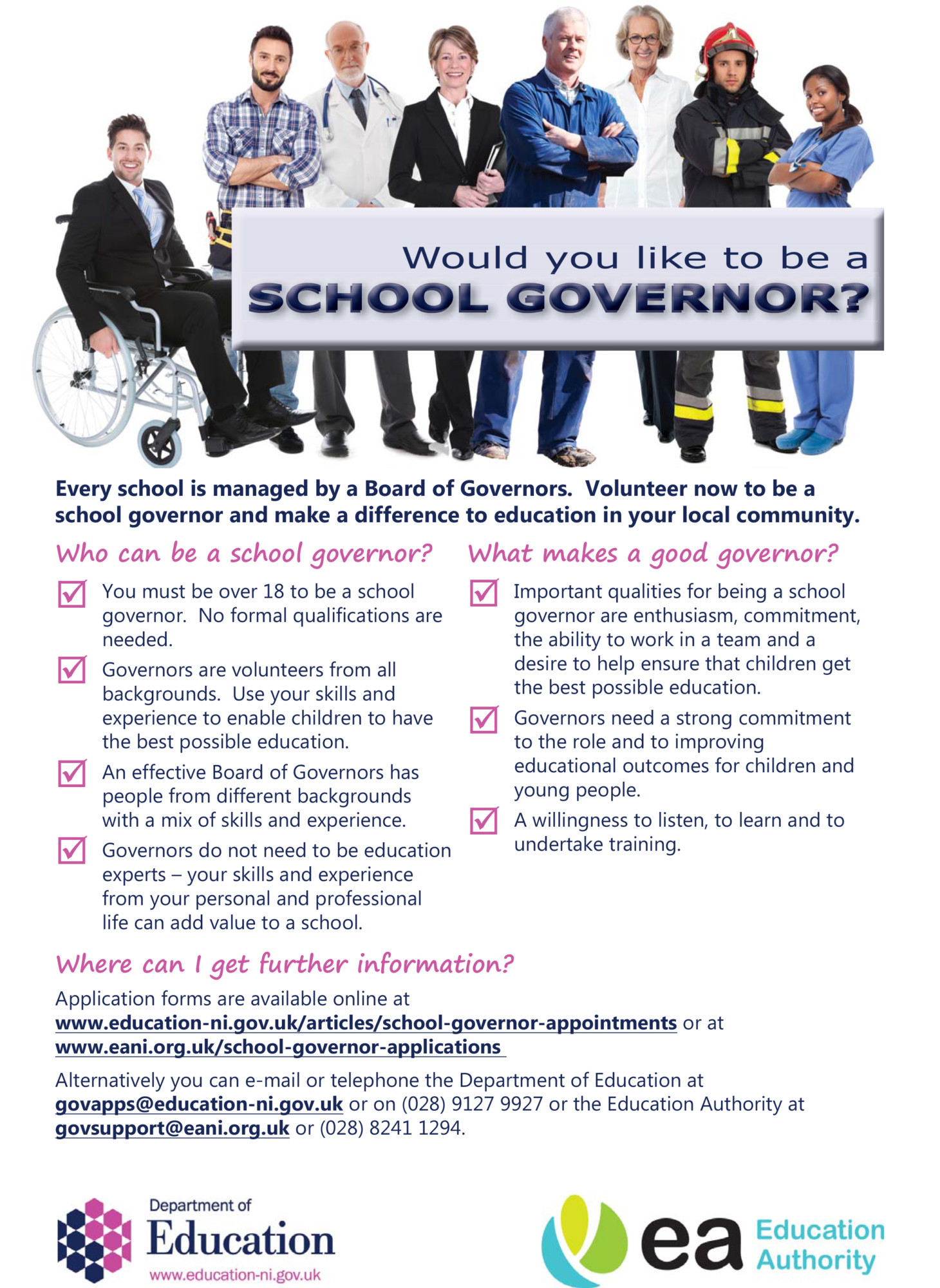Become a school governor « St Paul's High School, Bessbrook, County Armagh